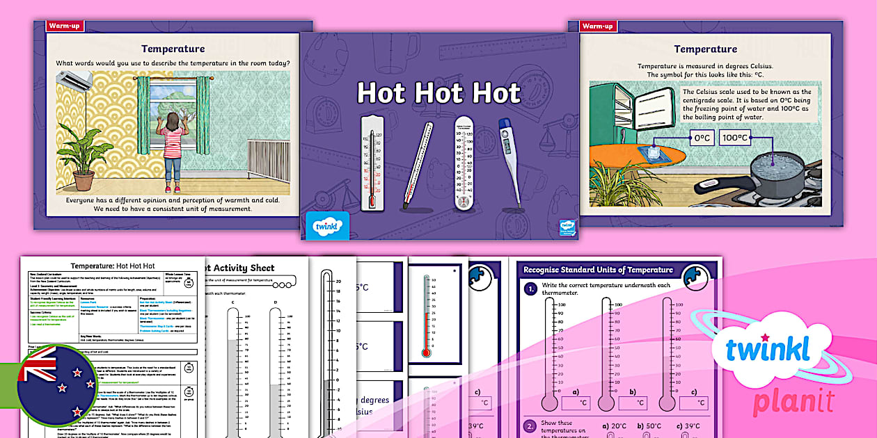 Level 3 Temperature: Recognise Units of Temperature Lesson 1
