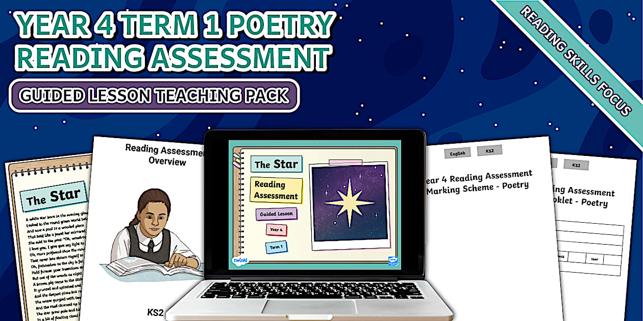 Year 4 Term 1 Poetry Reading Assessment Guided Lesson Teaching Pack