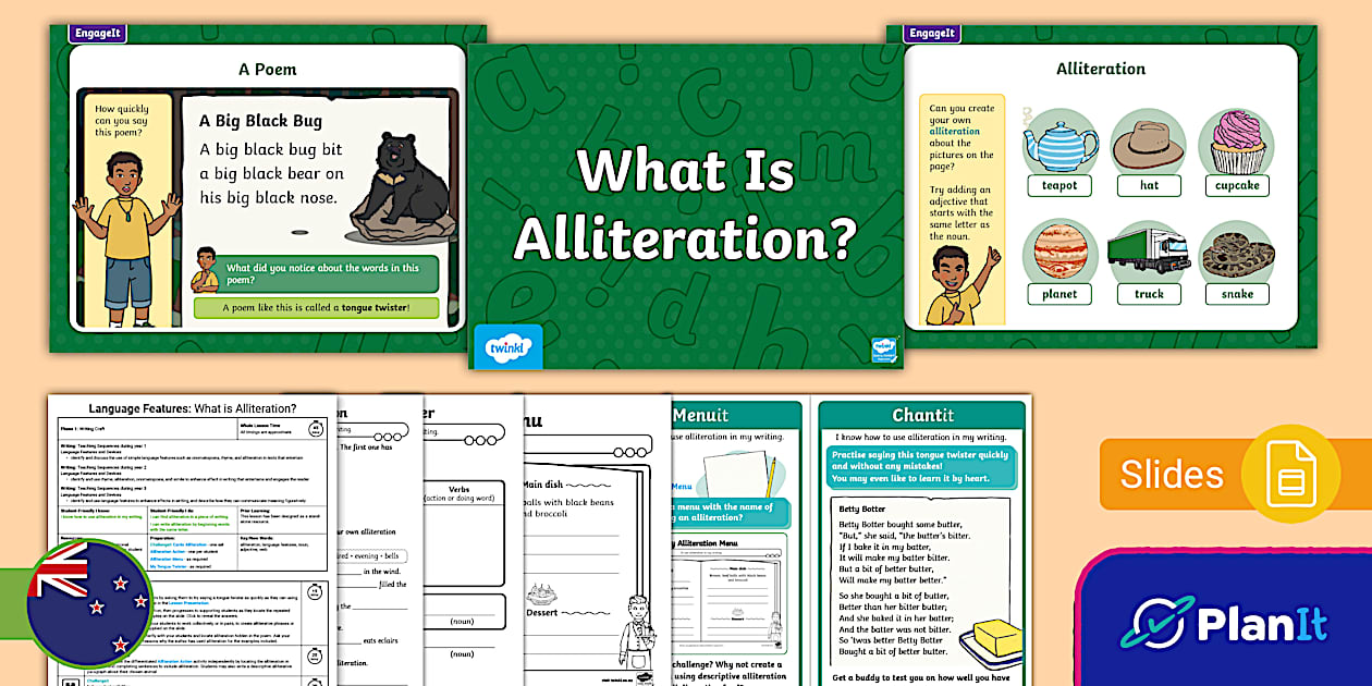 Phase 1 Writing: Language Features: What is Alliteration?