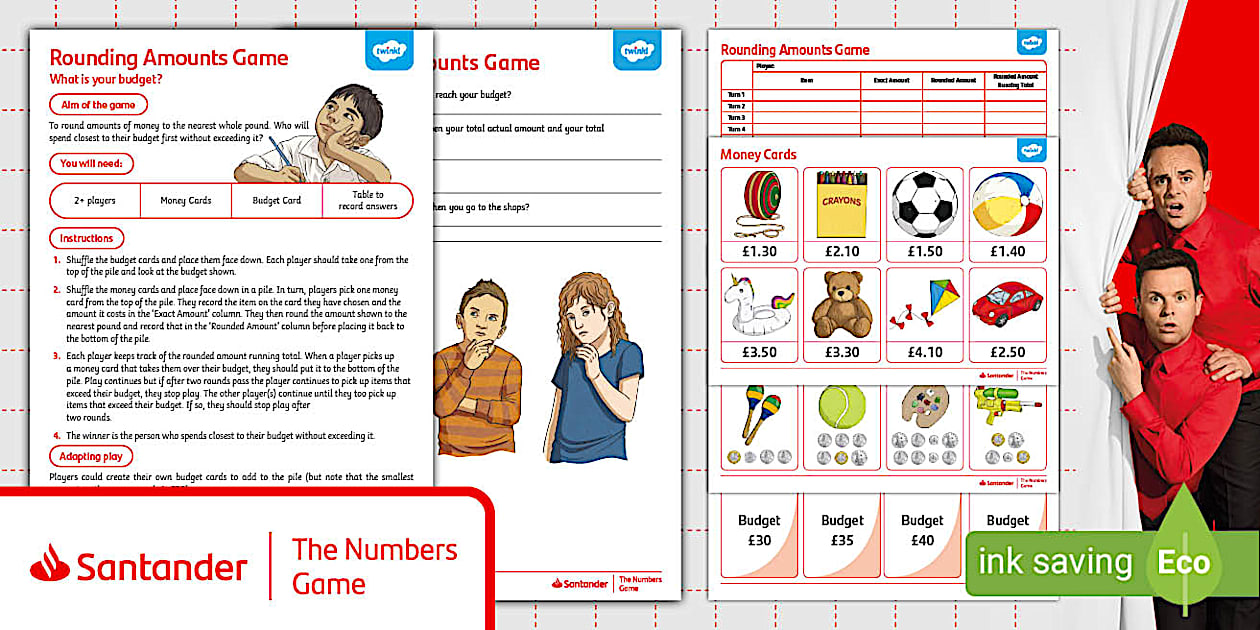 FREE! - 👉 Maths and Money: Rounding Amounts Game [Year 4]