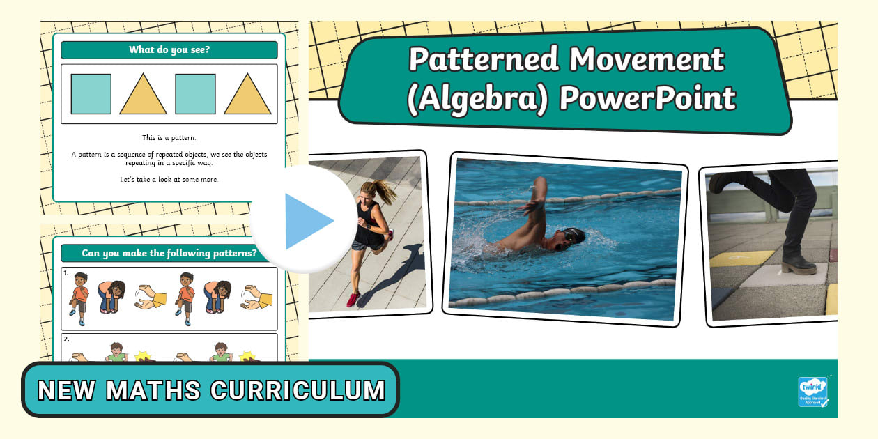 Patterned Movement (Algebra) Powerpoint - Twinkl