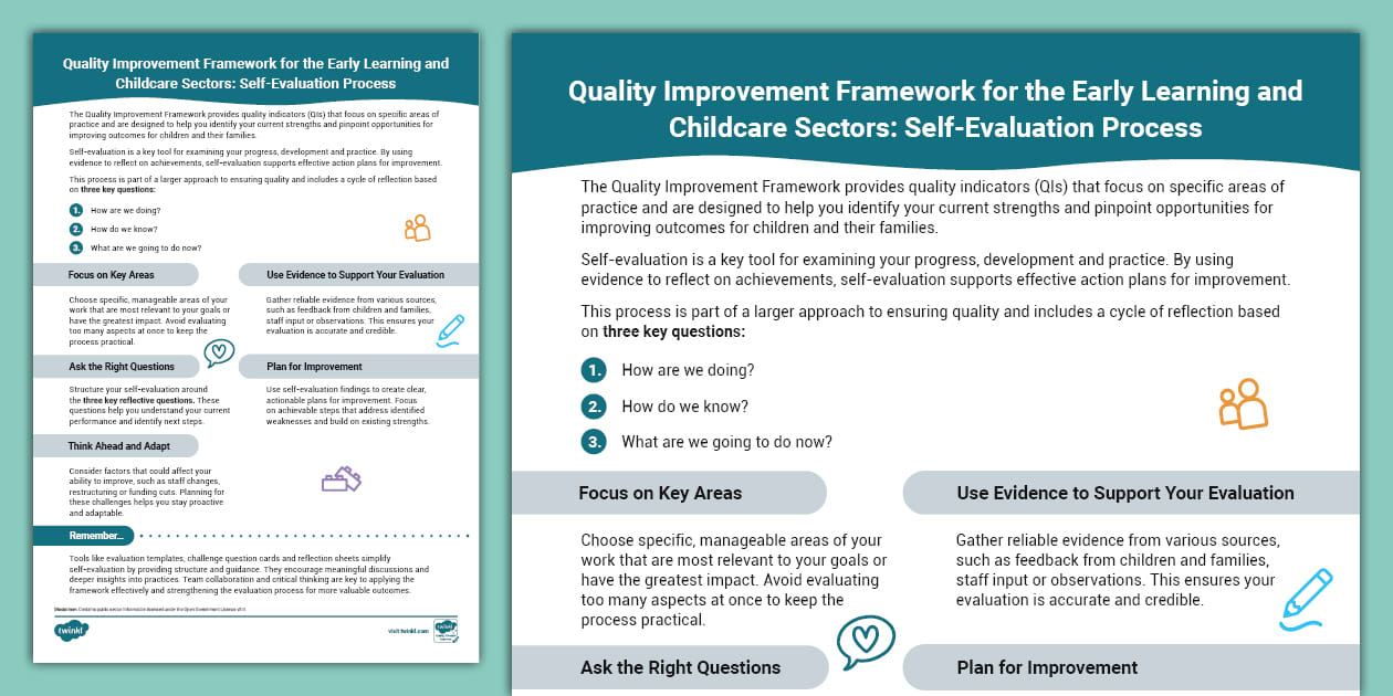 QIF for the ELC Sectors: Self-Evaluation Guidance Sheet