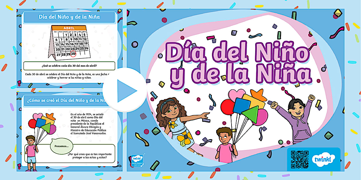 PowerPoint: Día del Niño y de la Niña - Twinkl