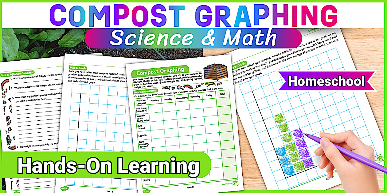 Compost Graphing Worksheet for Older Children - Twinkl