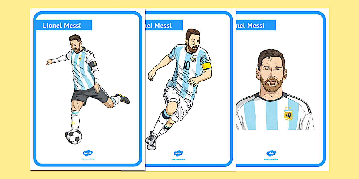Posters: Lionel Messi - Twinkl