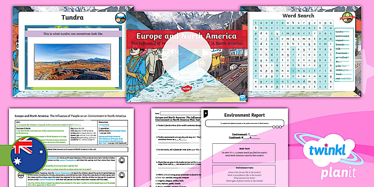 Year 5 HASS Geography Europe and North America Lesson 8