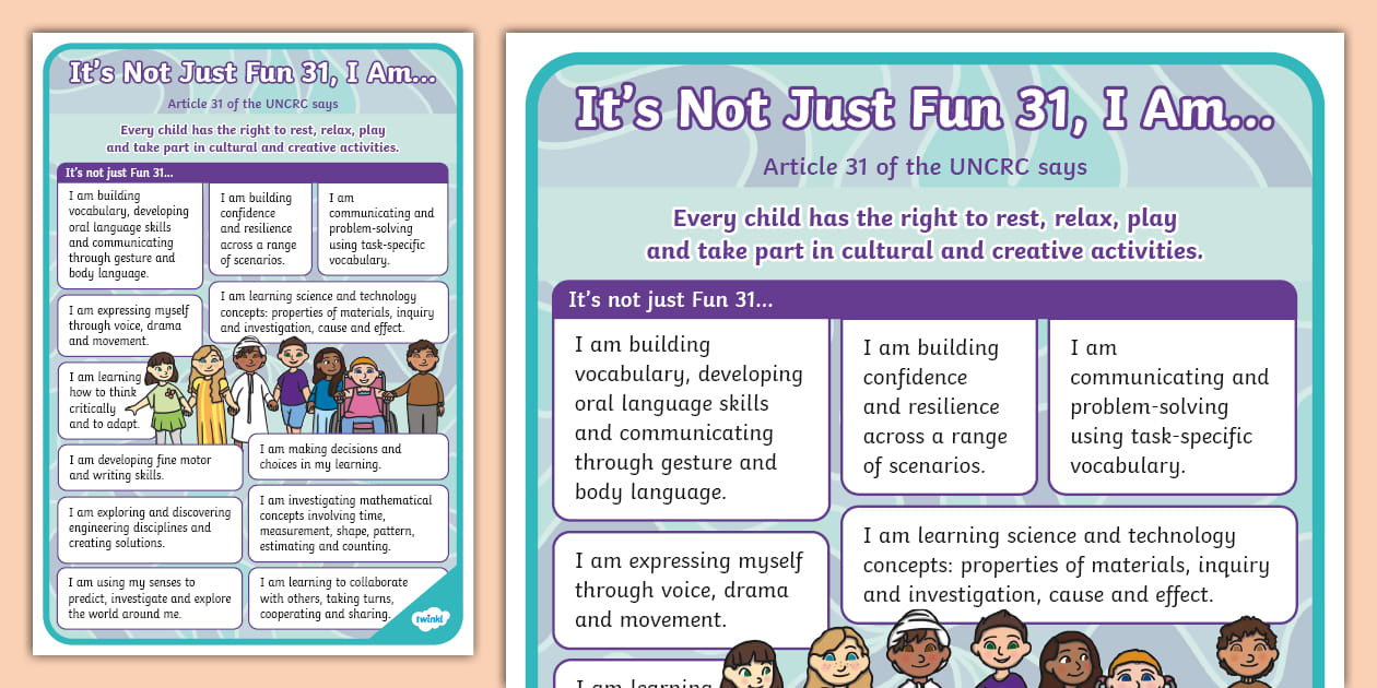 It's Not Just Fun 31, I Am… Poster (professor feito)