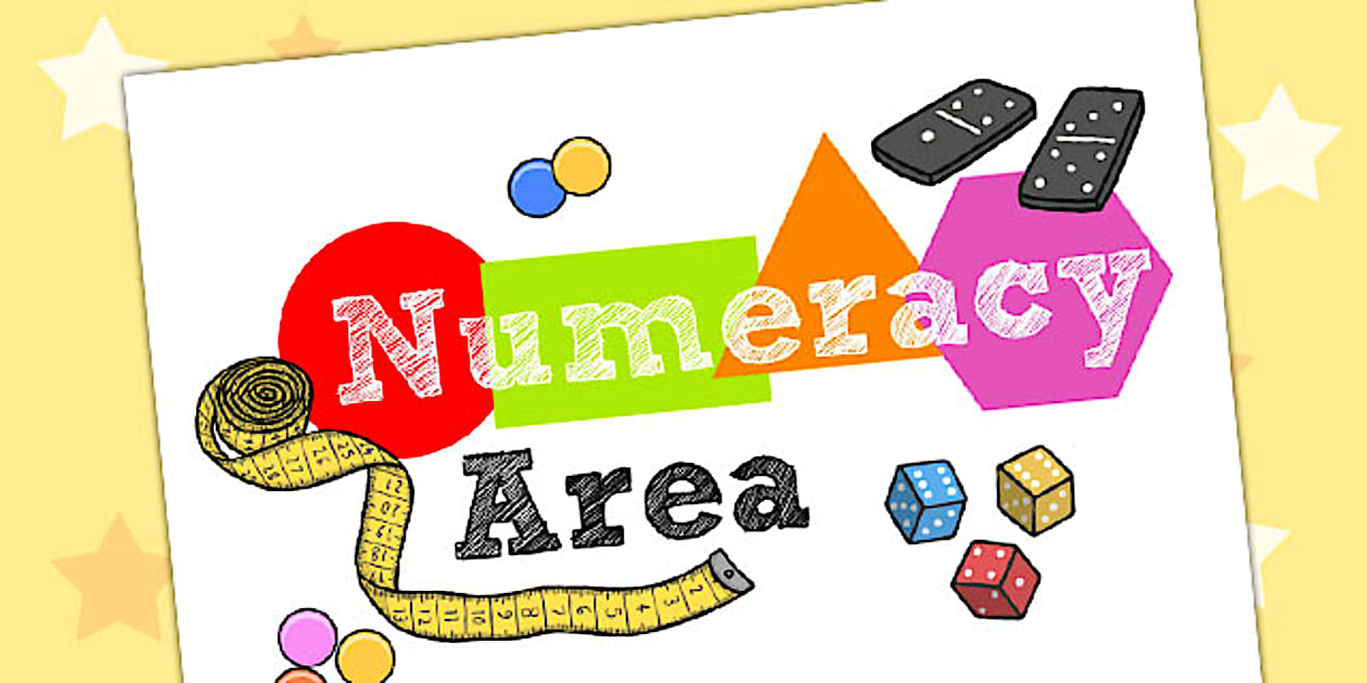 👉 Numeracy Area Display Sign (teacher made) - Twinkl