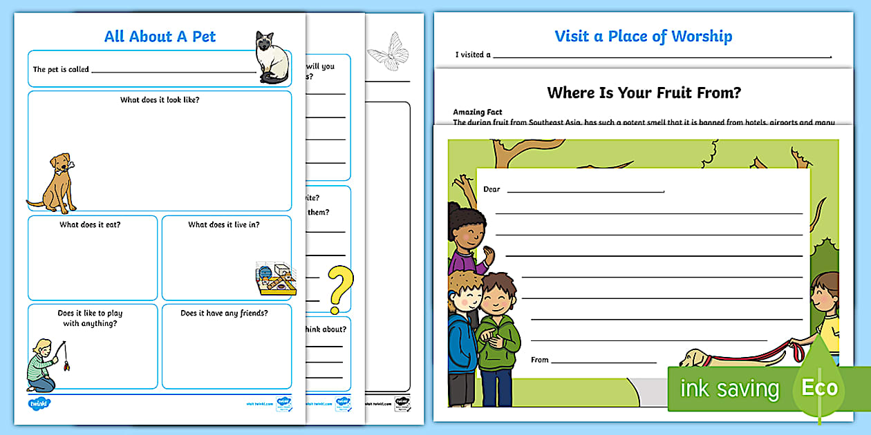 Reception DfE Activity Passport Activity Pack (teacher made)