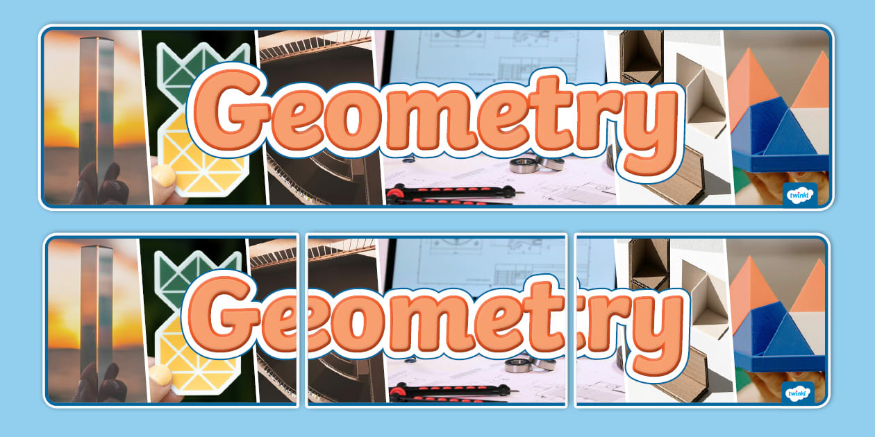 Geometry Display Banner - Twinkl Ireland