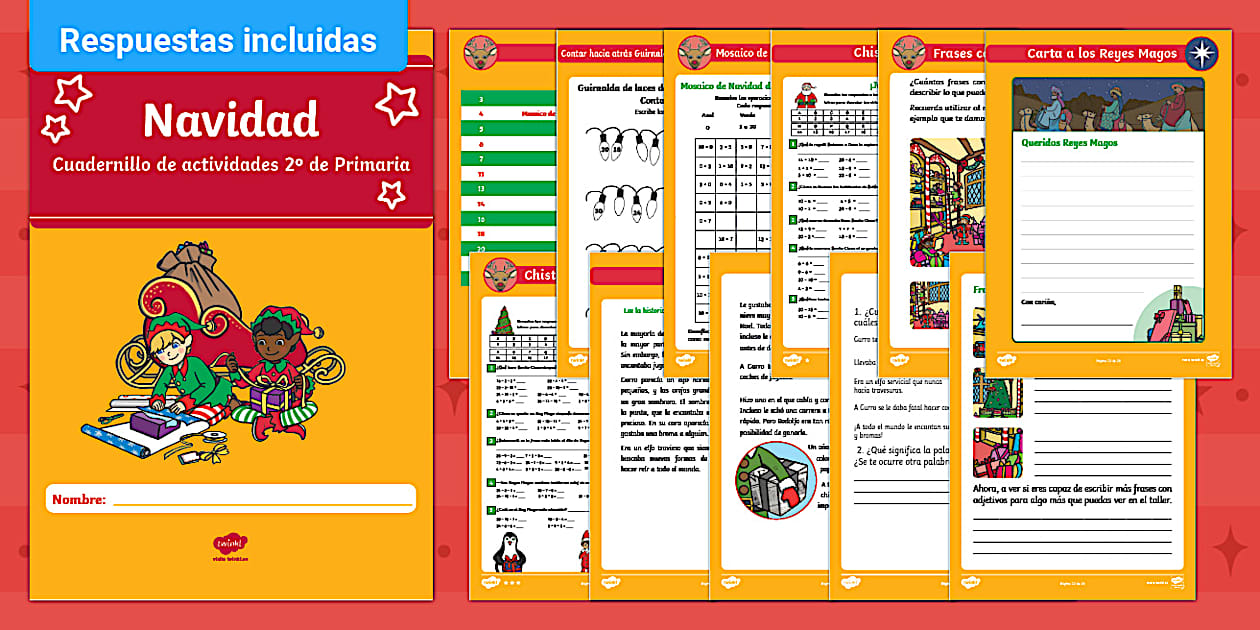 Cuadernillo de actividades: Navidad - 2º de Primaria