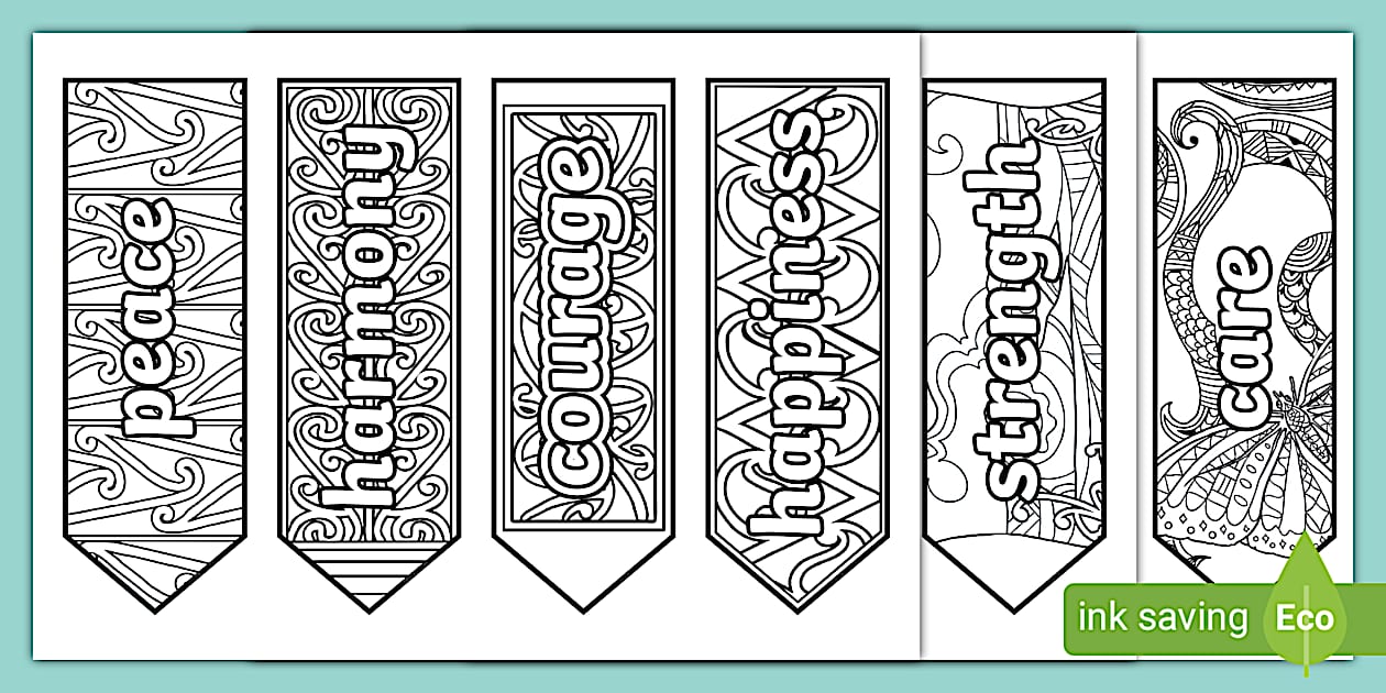 New Zealand Mindfulness Values Bookmarks (Teacher-Made)