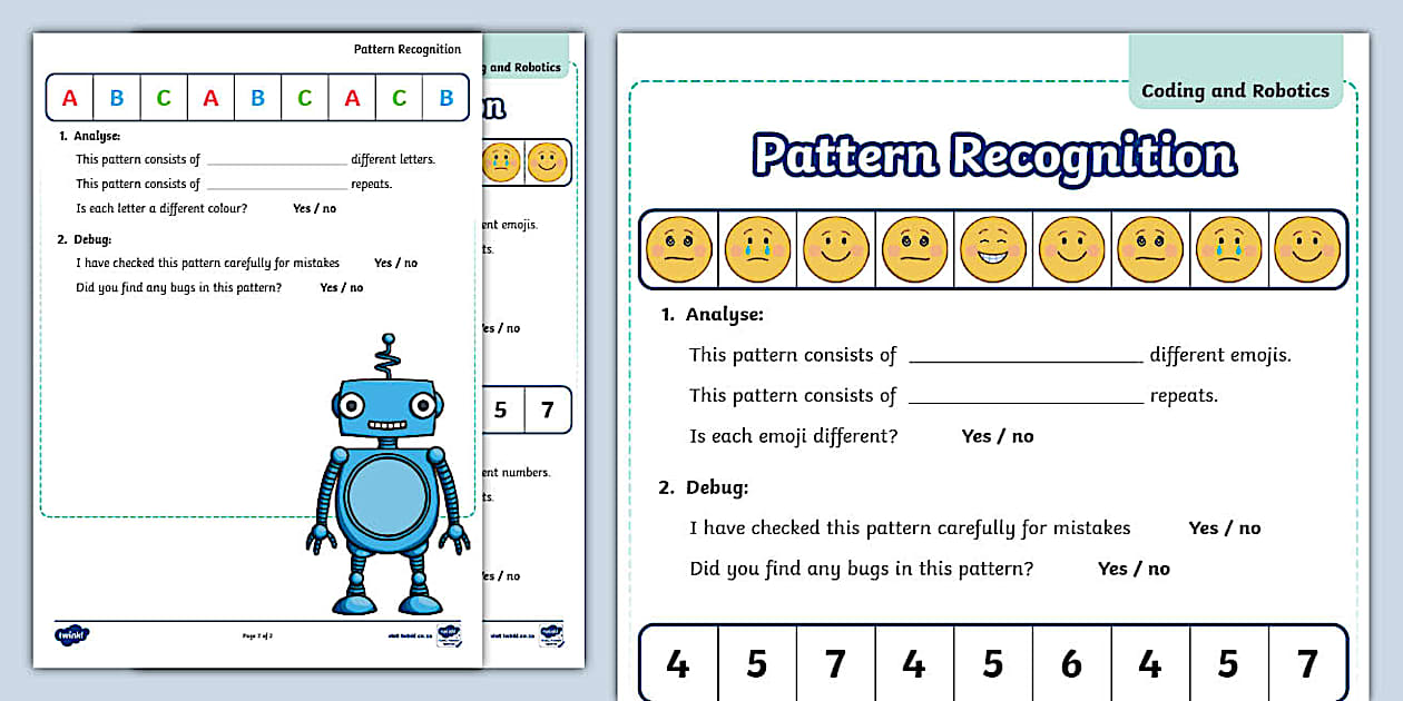 Coding and Robotics Pattern Analyse and Describe | Twinkl ZA