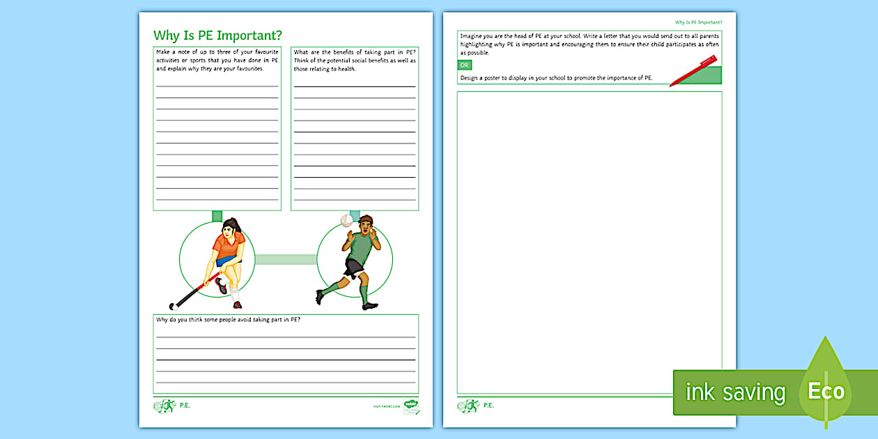 Physical Education Worksheet | Ready-to-print Worksheets
