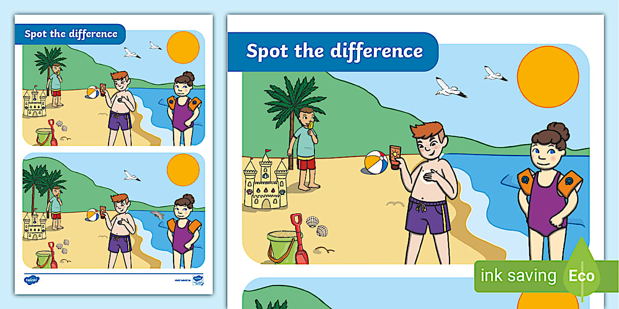Spot-the-difference oral sensory needs game (Teacher-Made)