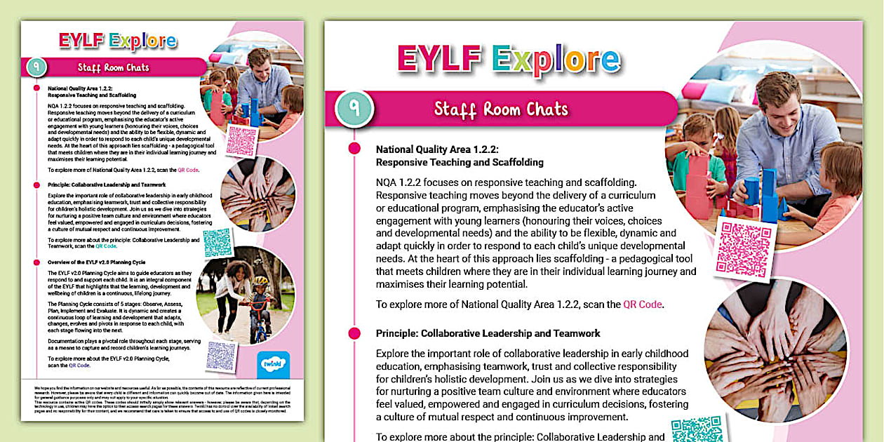 EYLF Explore Vol 9 (teacher made) - Twinkl