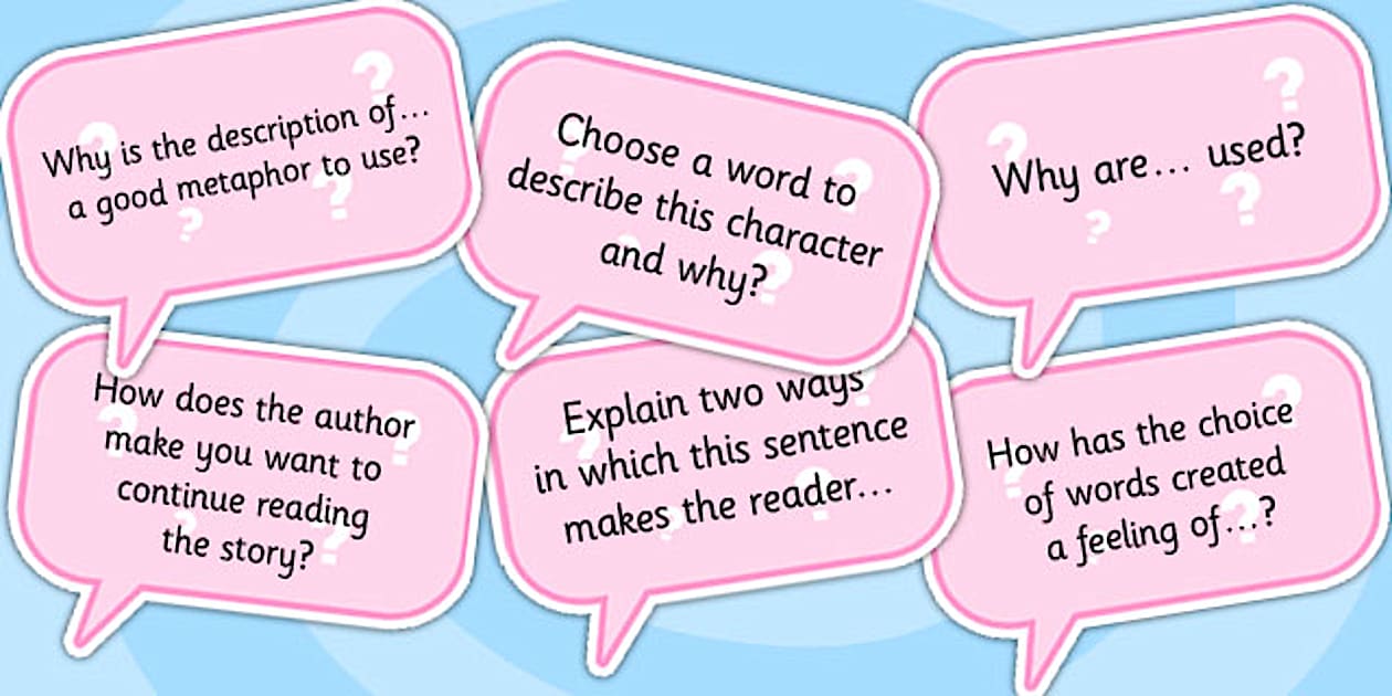 AF5 Guided Reading Question Cards (teacher made) - Twinkl
