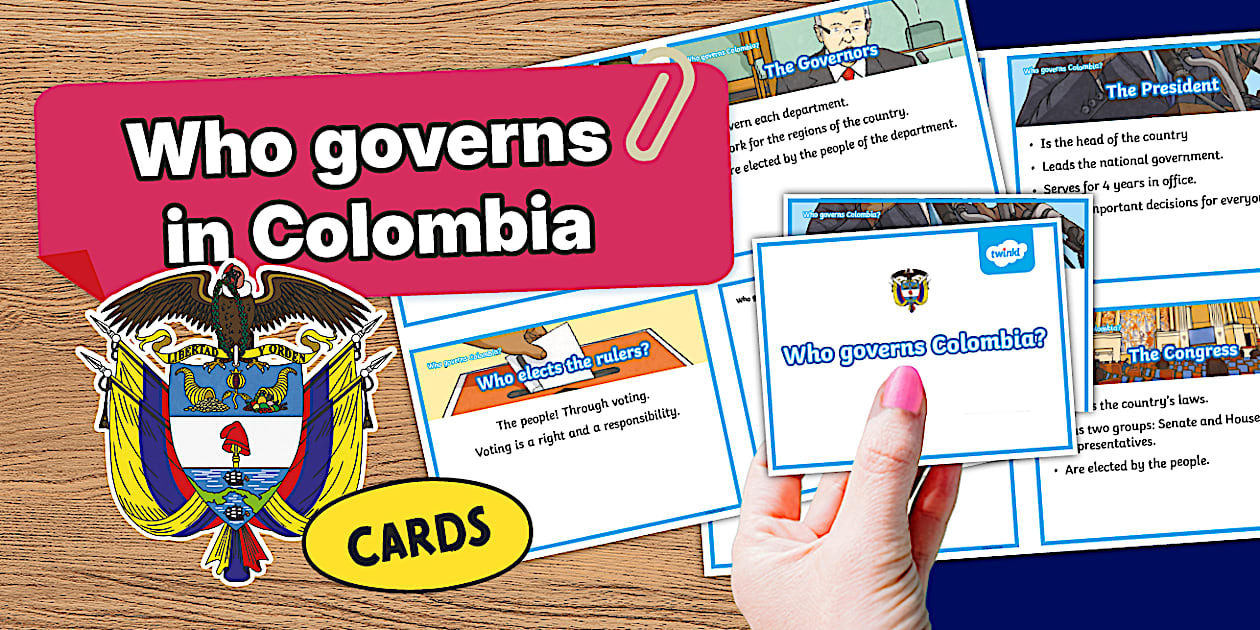 Colombian Government Fact Cards