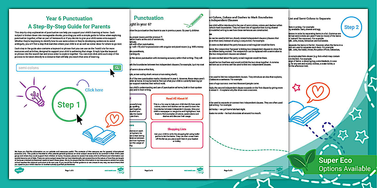 Year 6 Punctuation: A Step-by-Step Guide
