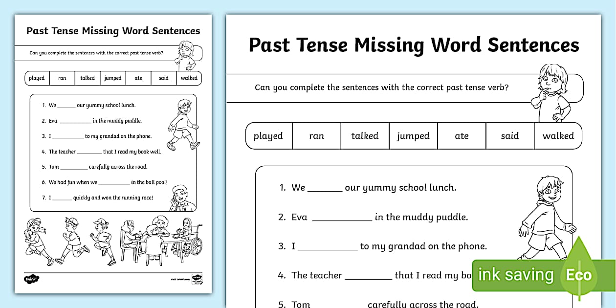 Tenses Cloze Passage | Teacher-Made | Download and Print