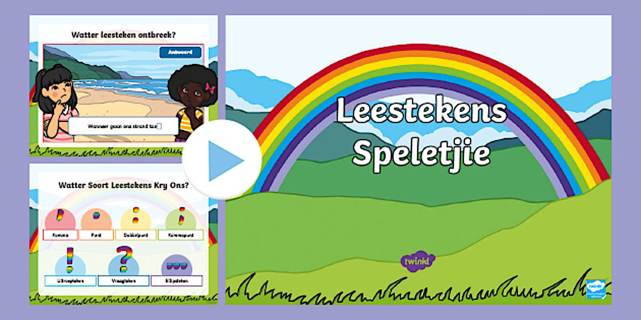 Leestekens Speletjie Powerpoint (teacher made) - Twinkl