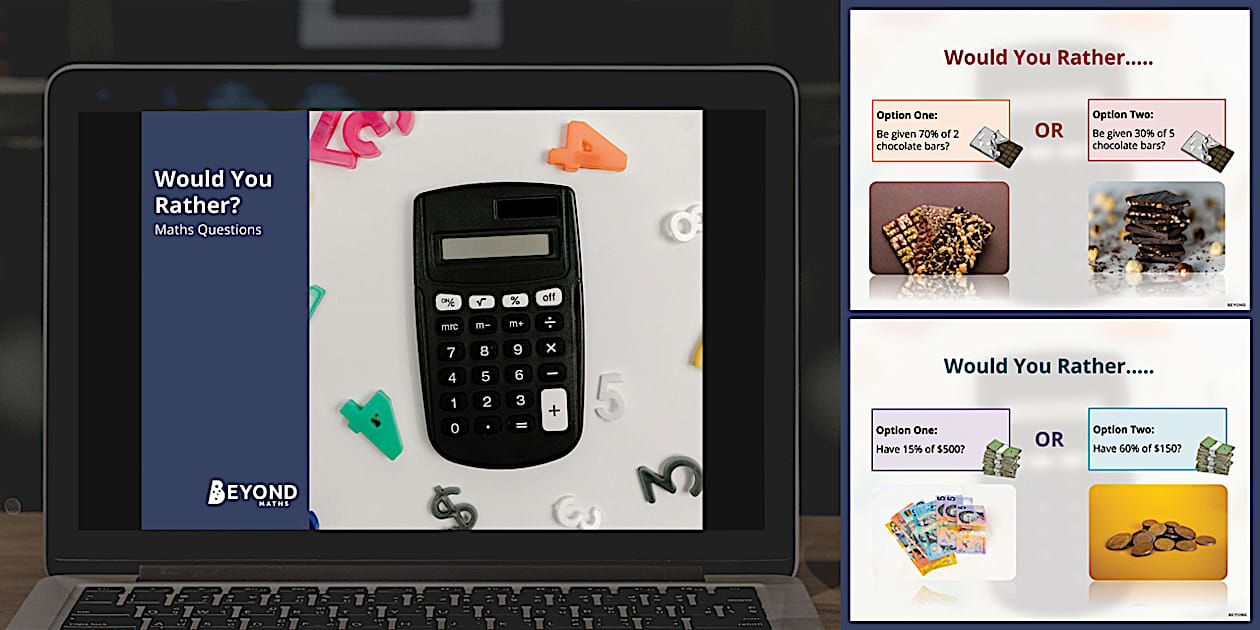 Would You Rather? Maths Questions - Twinkl