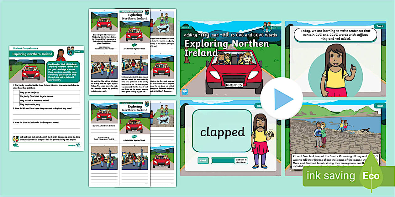 Level 6 Week 18 Lesson 5 - adding -ing and -ed - Twinkl