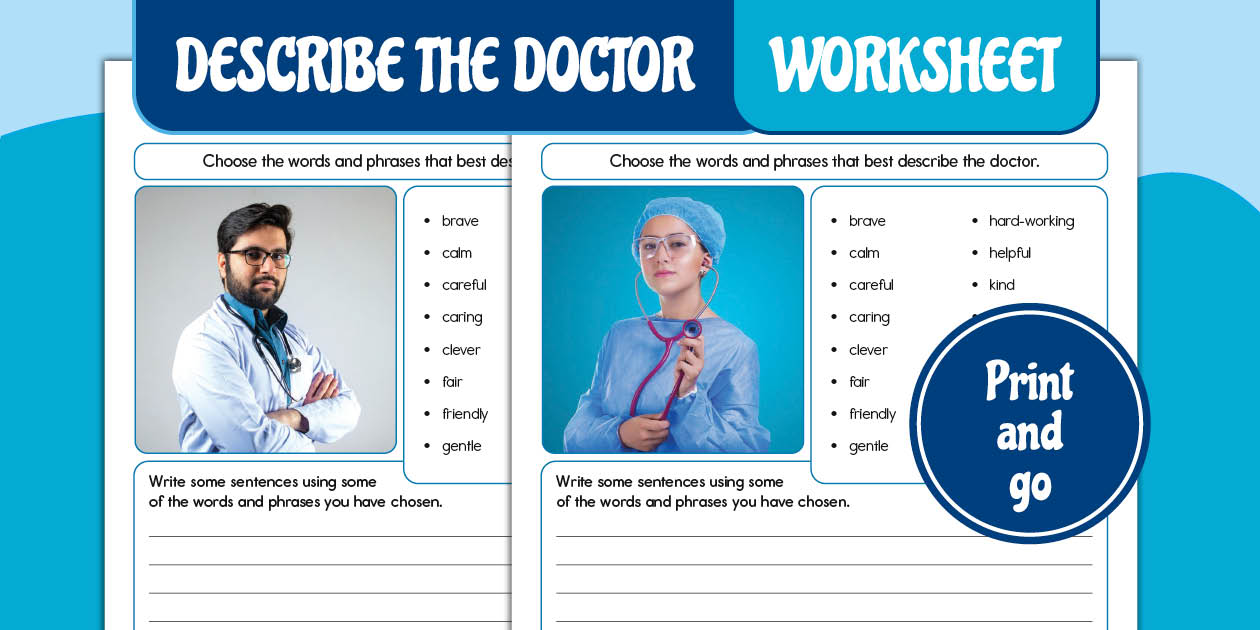 Describe the Doctor Worksheet
