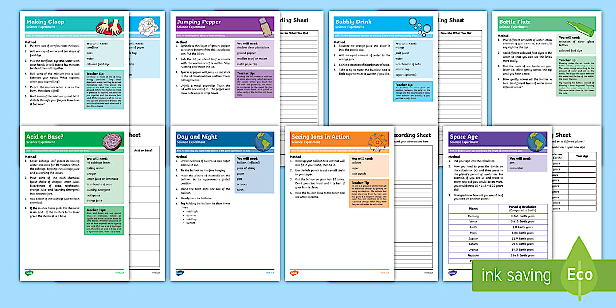 Easy Science Experiments For Kids - Parents - F-2 - Twinkl