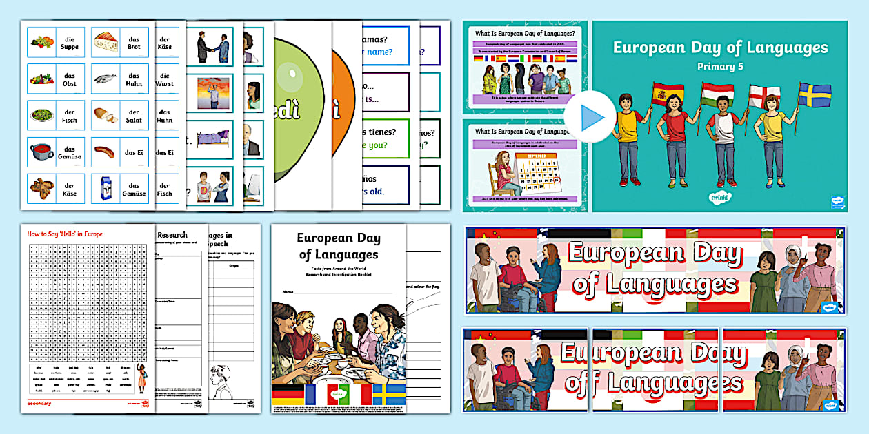 Second Level Resource Pack for the European Day of Languages