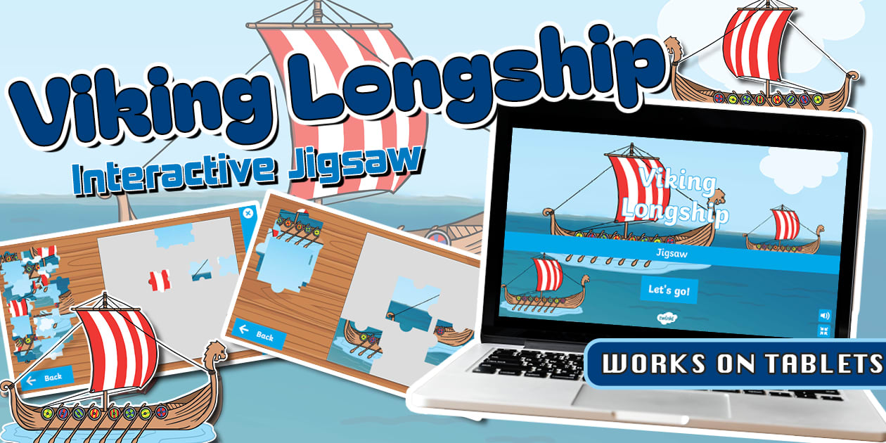 Viking Longship Interactive Jigsaw Puzzle