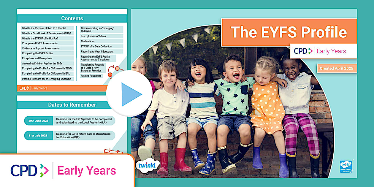 The EYFS Profile | PowerPoint (teacher made) - Twinkl