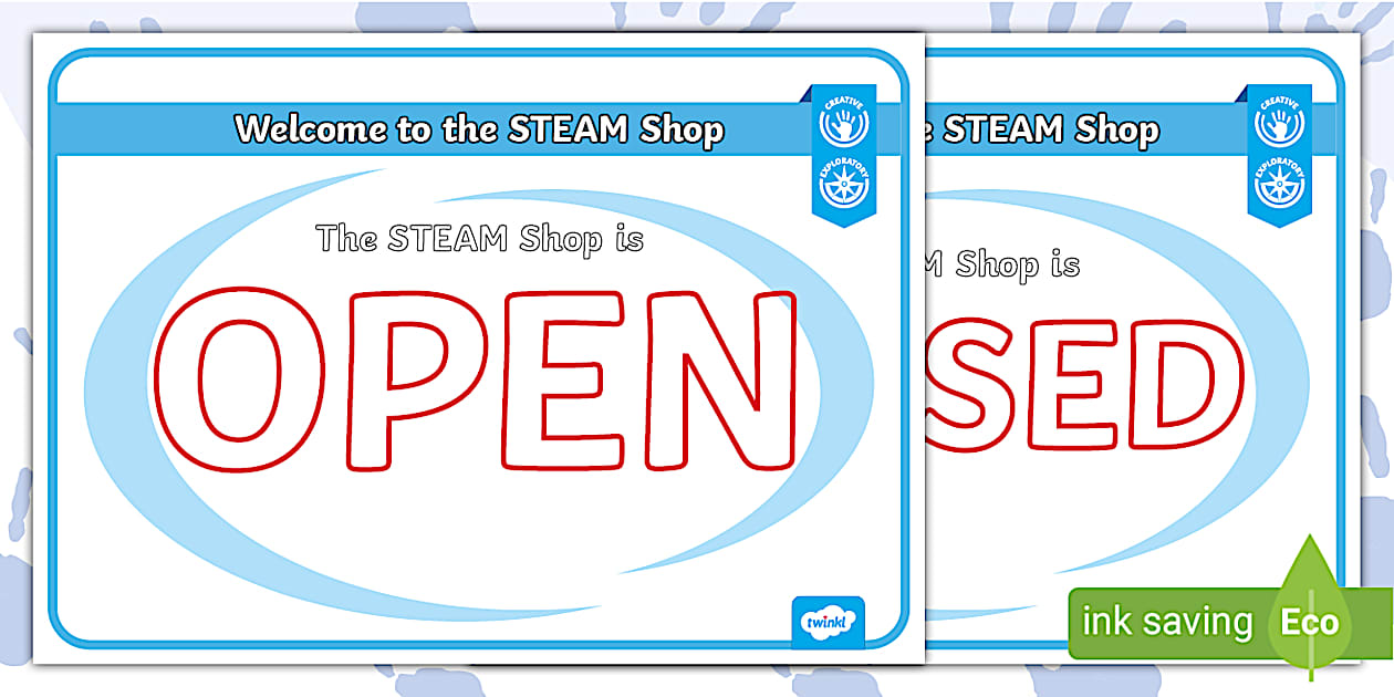 STEAM Sign | Twinkl Resources (Teacher-Made) - Twinkl