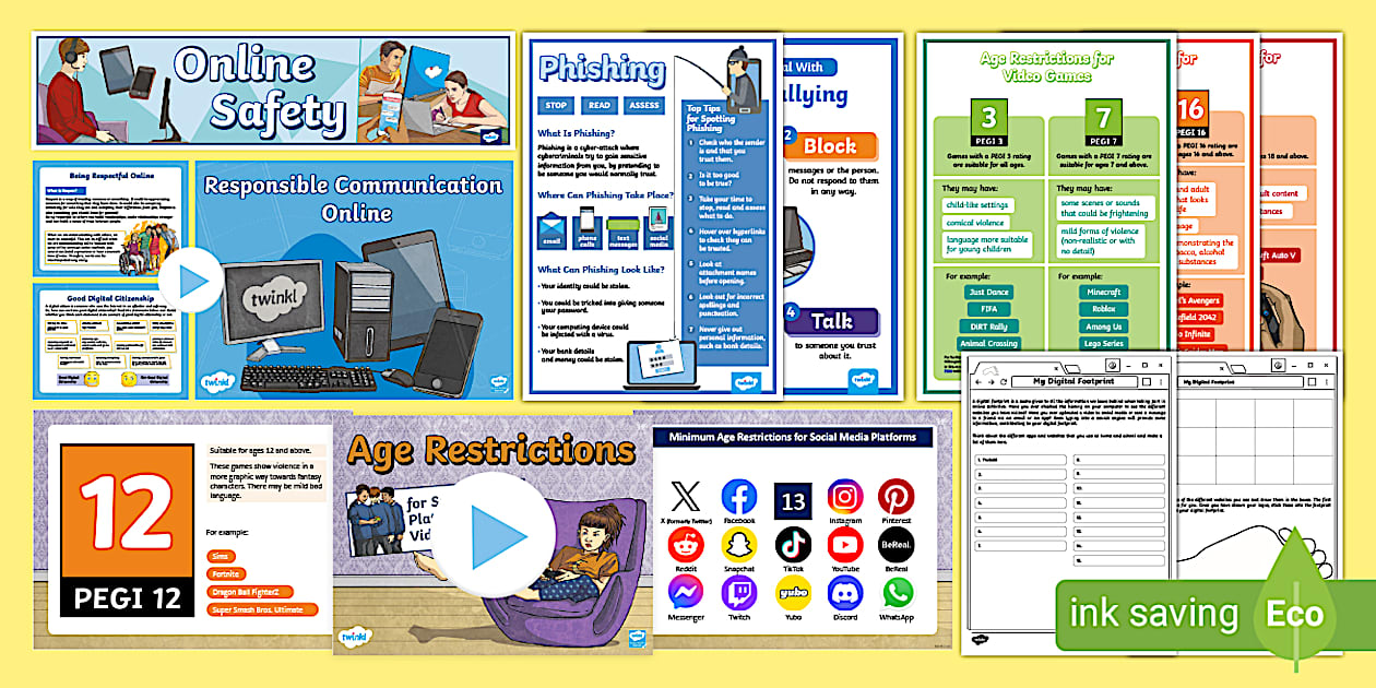 Online Safety Resource Pack - Twinkl KS2 (teacher made)