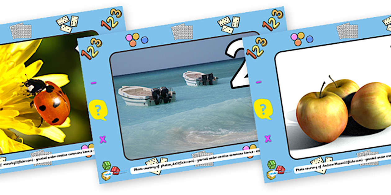 Counting in the Environment Display Photos (teacher made)