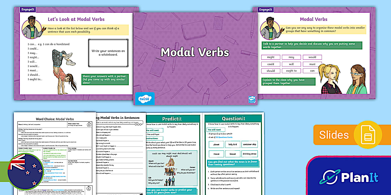 * NEW * Phase 2 Writing: Word Choice: Modal Verbs - Twinkl