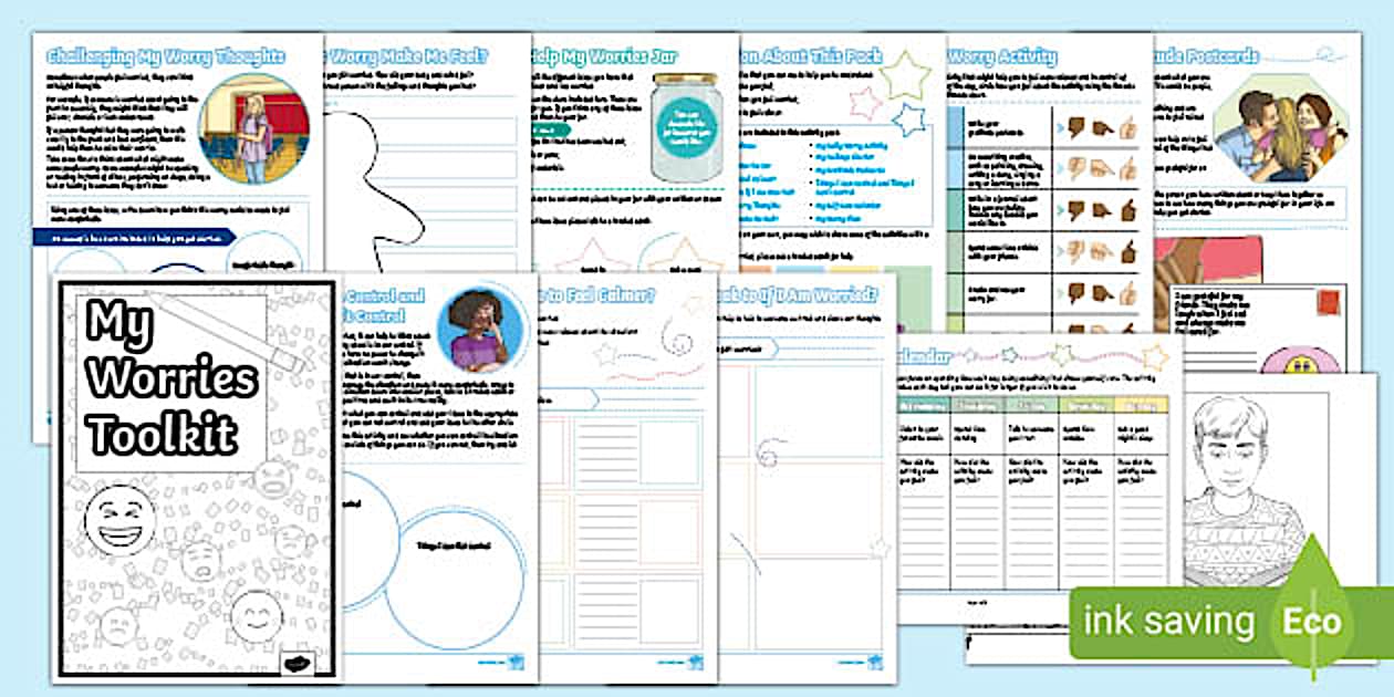 My Worries Toolkit KS2 | Worry Activities KS2 | Twinkl