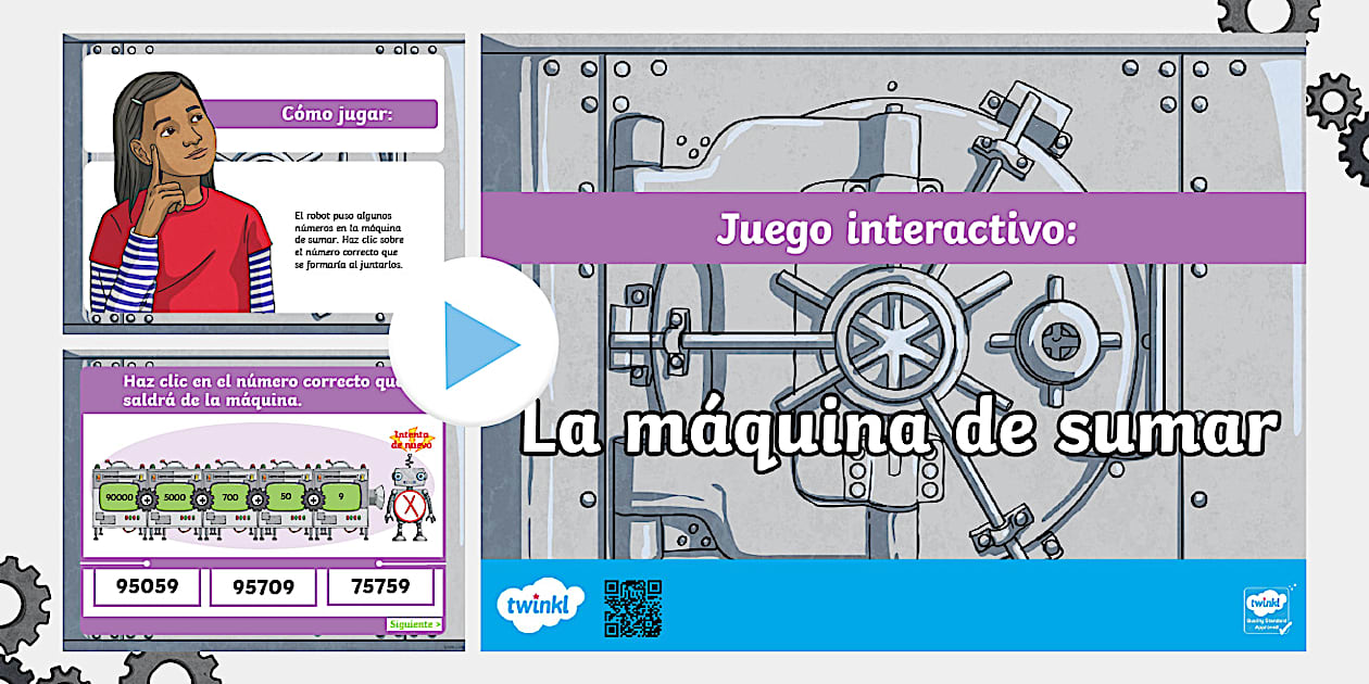 Juego interactivo: La máquina de sumar (teacher made)