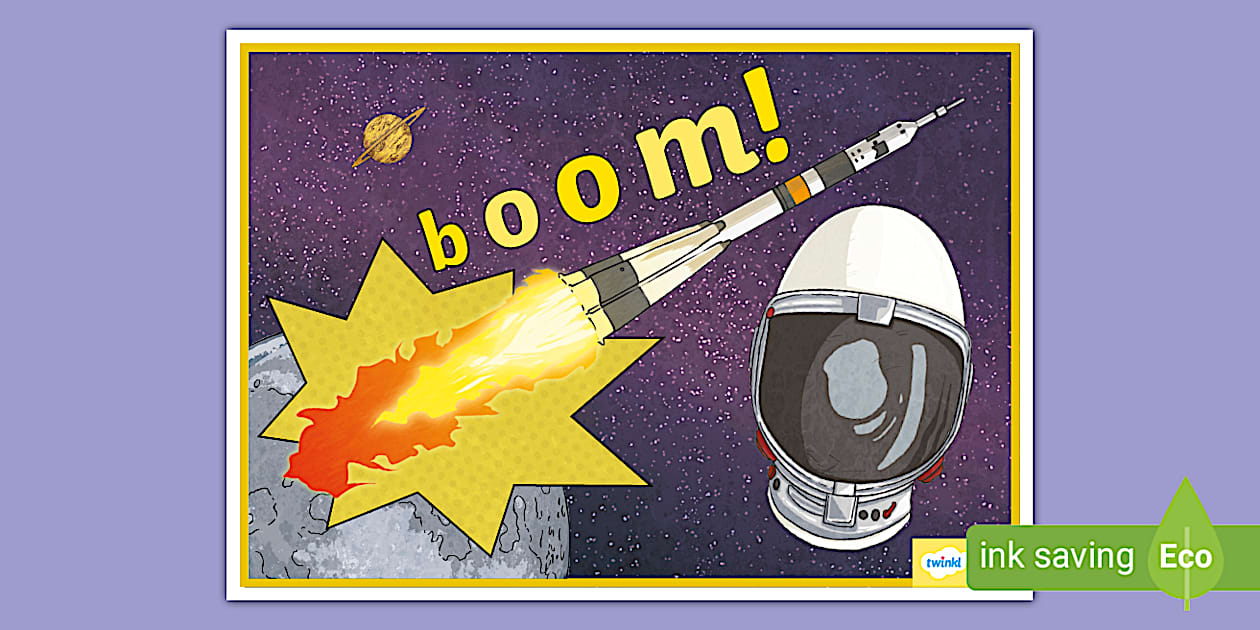 Space Pop Art Display Poster (Teacher-Made) - Twinkl