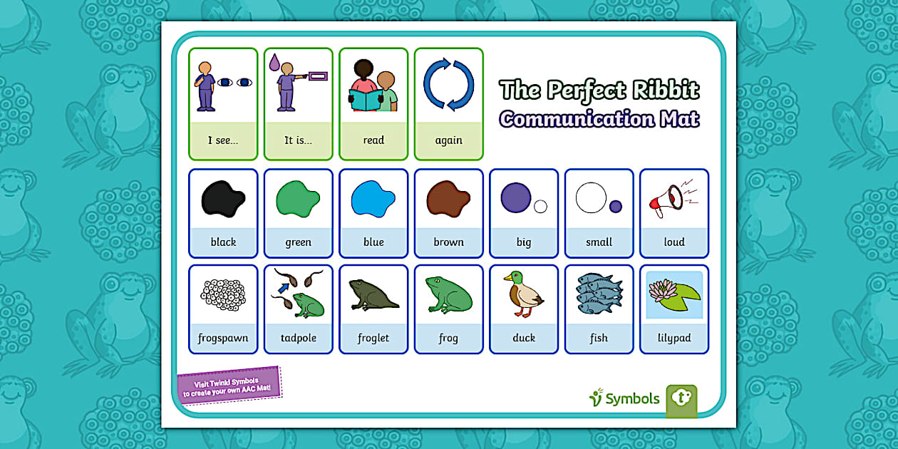 Twinkl Symbols: The Perfect Ribbit Communication Mat