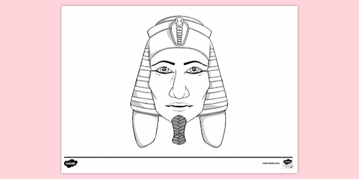 Free Printable Egyptian Colouring Page | Colouring Sheets