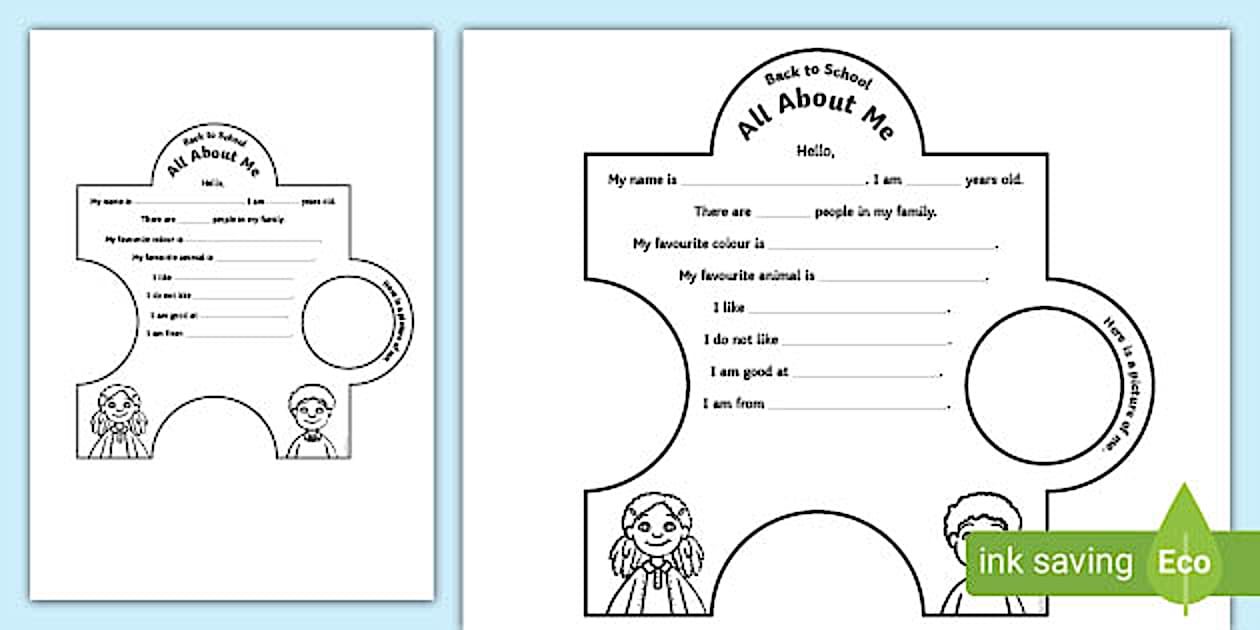 Printable Jigsaw | First Day Of School | Class Icebreaker