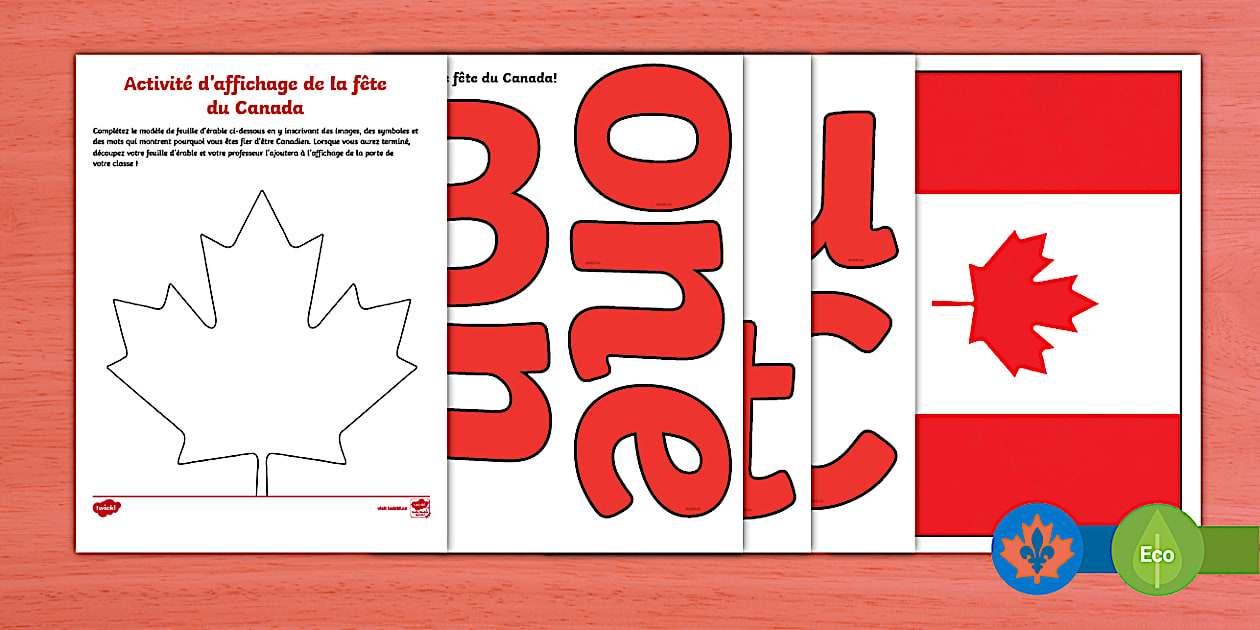 Canada Day Door Display | Twinkl Resource