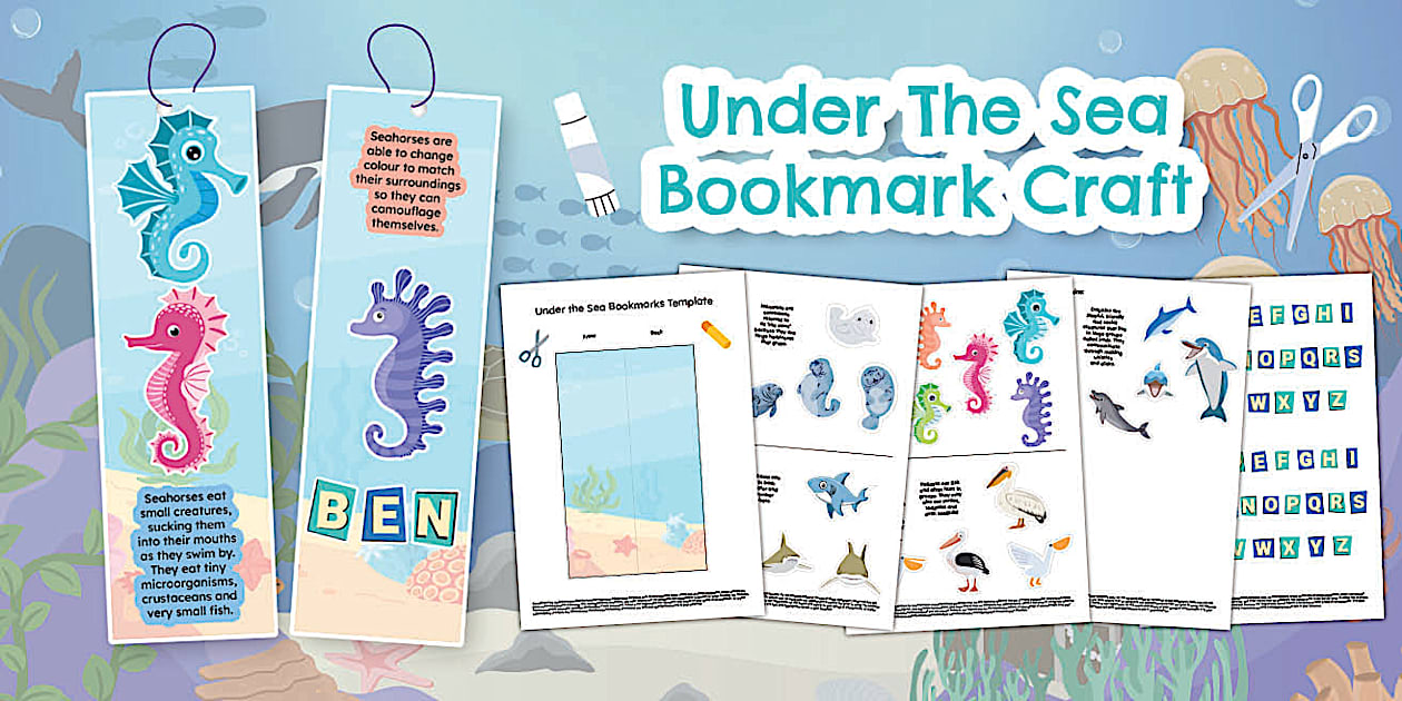 Under the Sea Bookmark Craft Activity