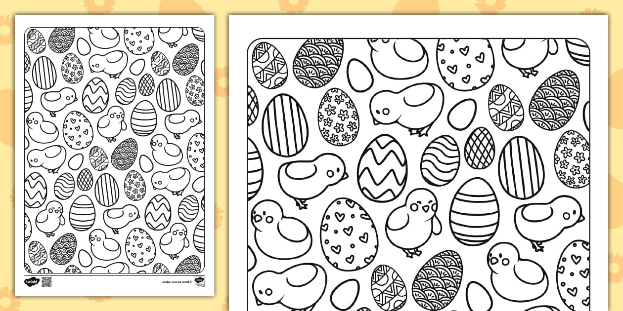 * NEW * Feuille de coloriage : Pâques - Twinkl Arts