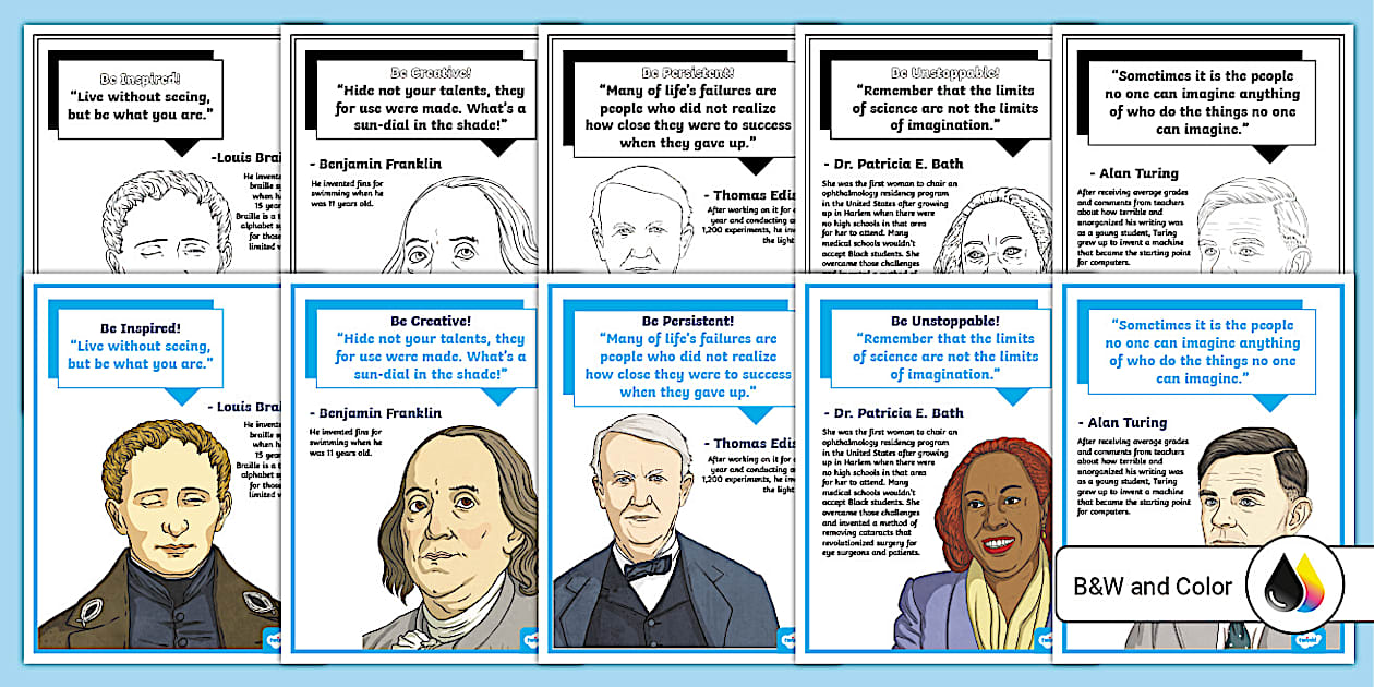 Famous Inventors Quotation Posters (teacher made) - Twinkl
