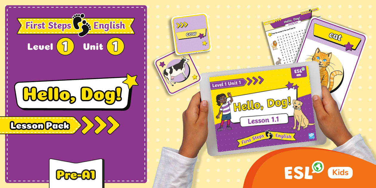 First Steps English Level 1: Unit 1