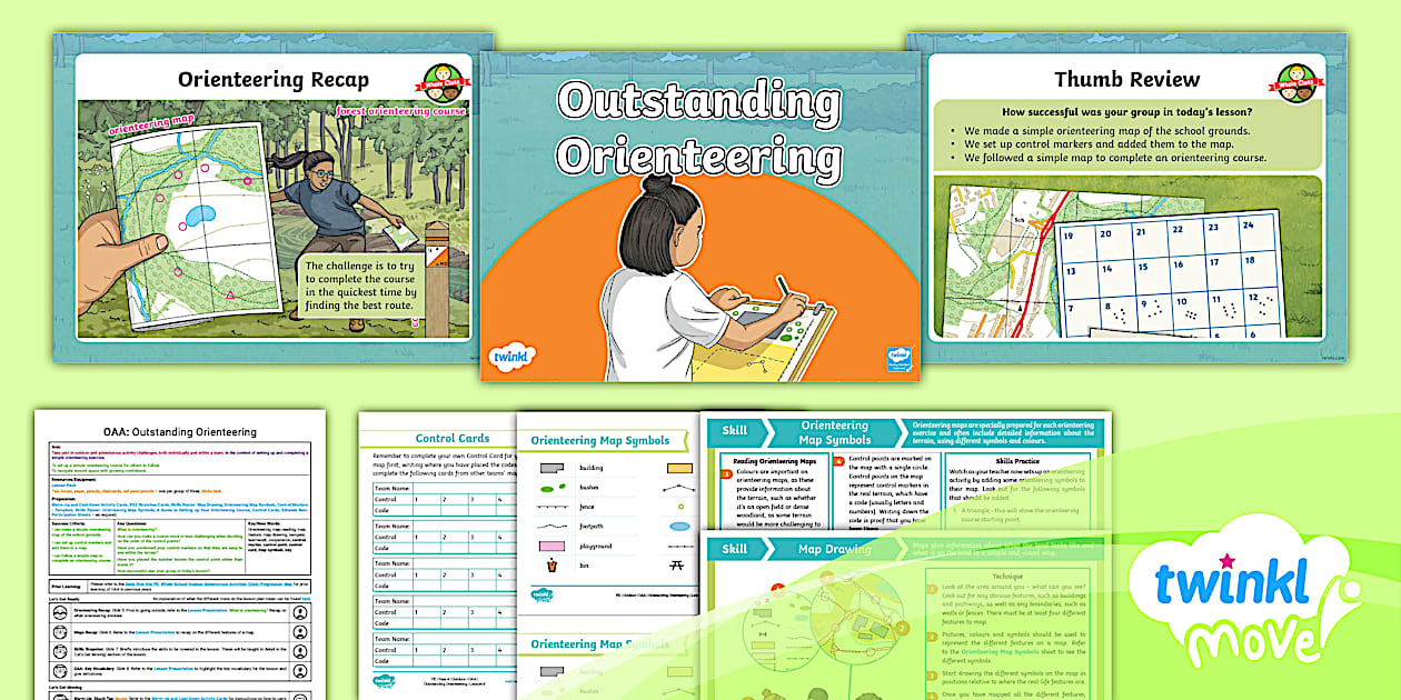 OAA: Orienteering Lessons - Year 4 PE Lesson (teacher made)