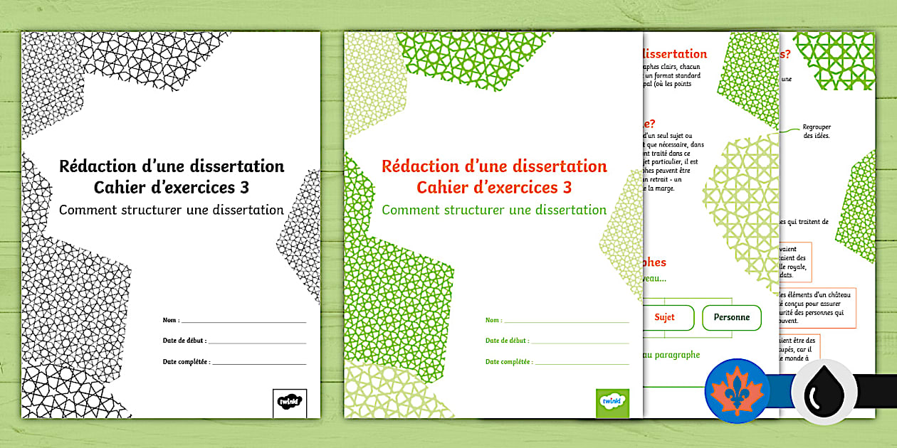 French Essay Writing Skills Workbook 3: Paragraph Structure