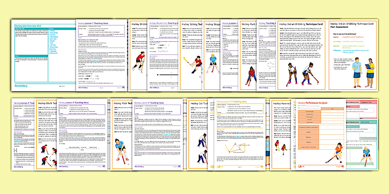 Hockey Whole Unit Bundle (teacher made) - Twinkl